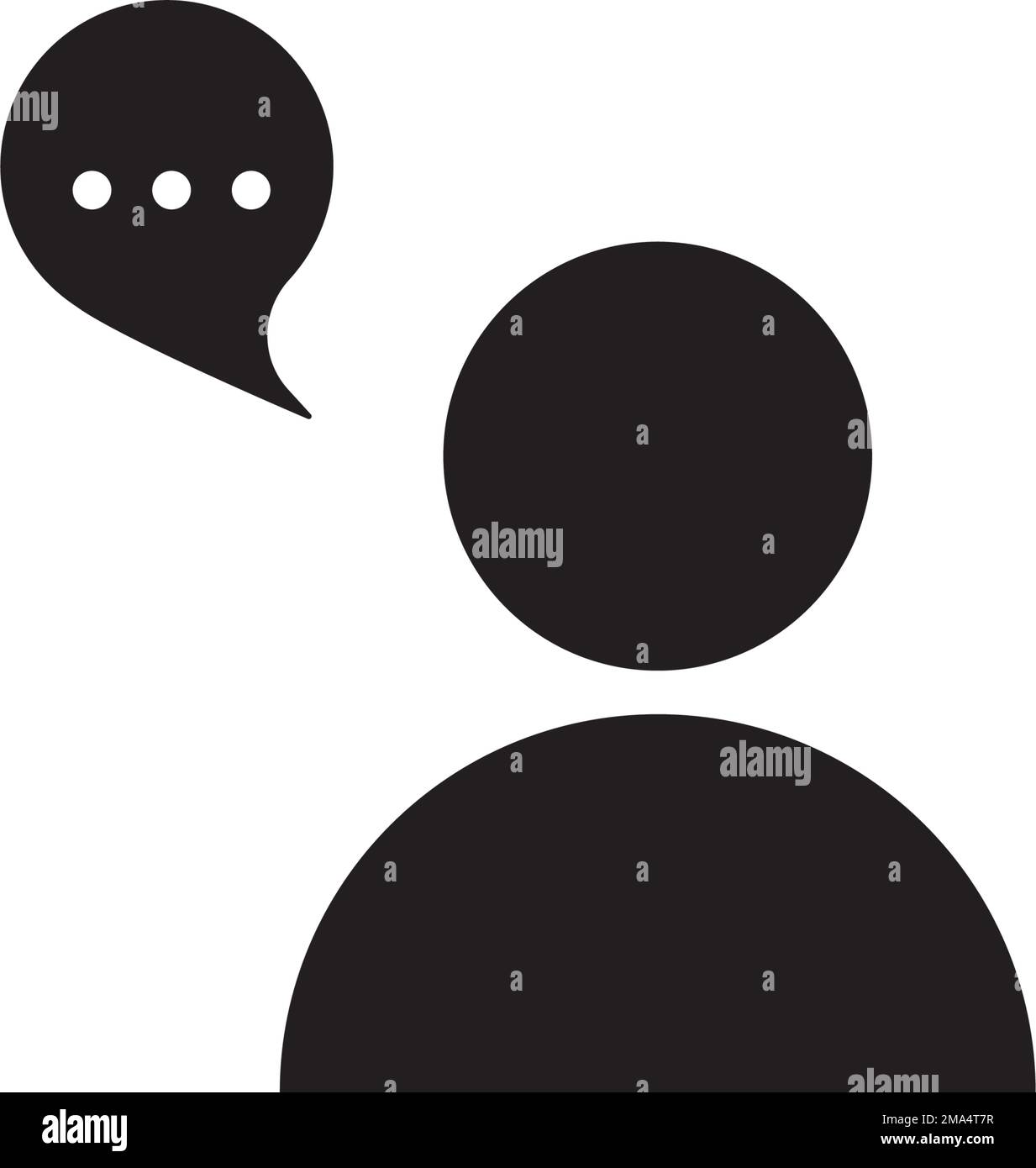 conversation vector icon illustration symbol design Stock Vector Image ...