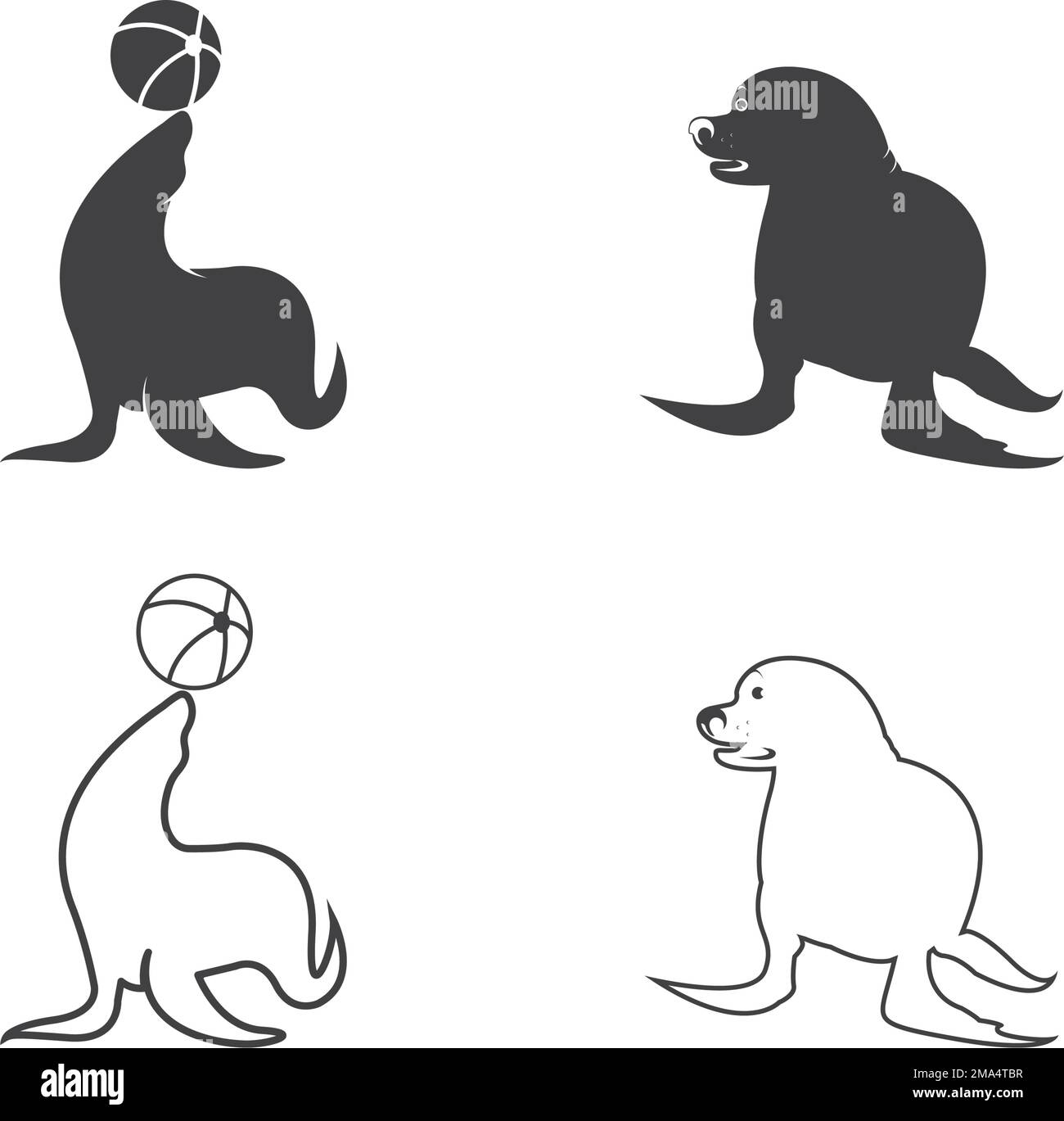 seals vector icon illustration template logo design Stock Vector Image ...