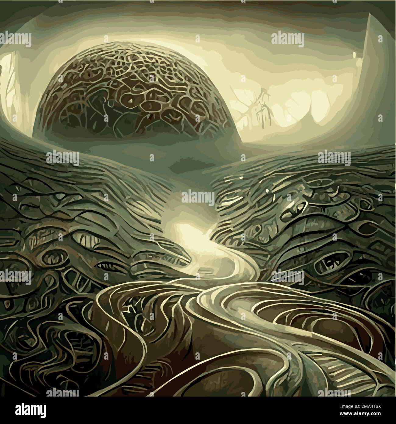 Rock moss Stock Vector Images - Alamy