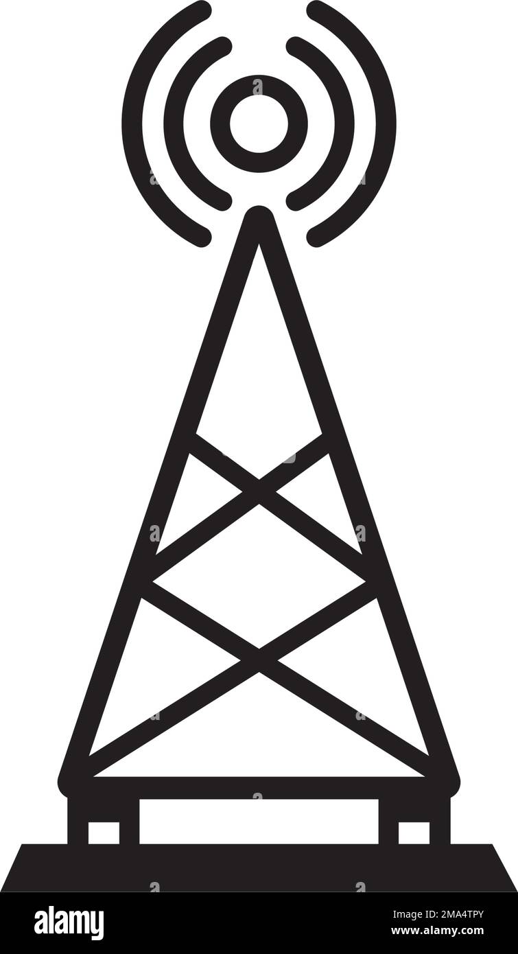 signaling pole icon vector illustration symbol design Stock Vector ...