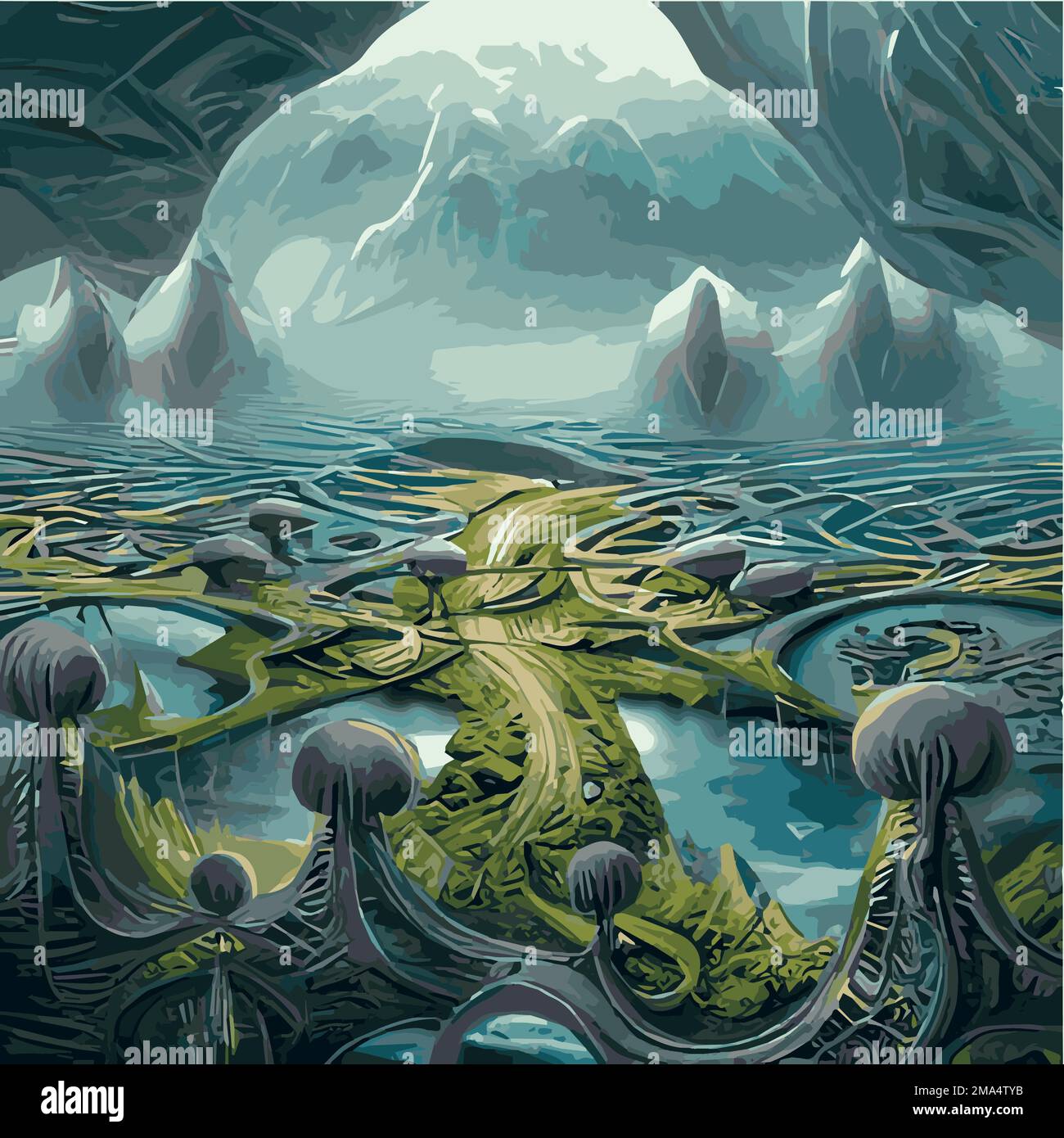 Desert dark clouds Stock Vector Images - Alamy