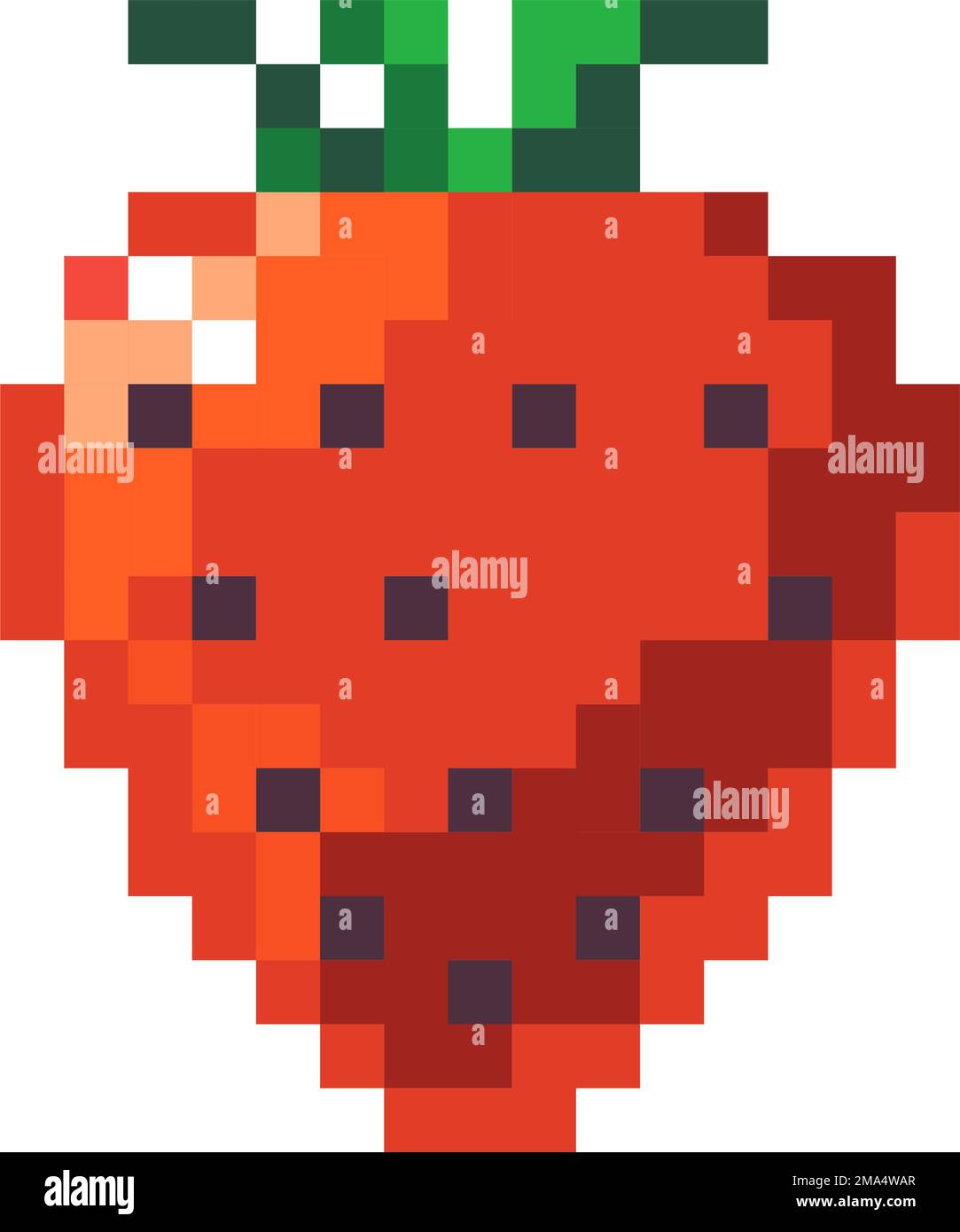 Strawberries fresh fruit icon hi-res stock photography and images - Alamy