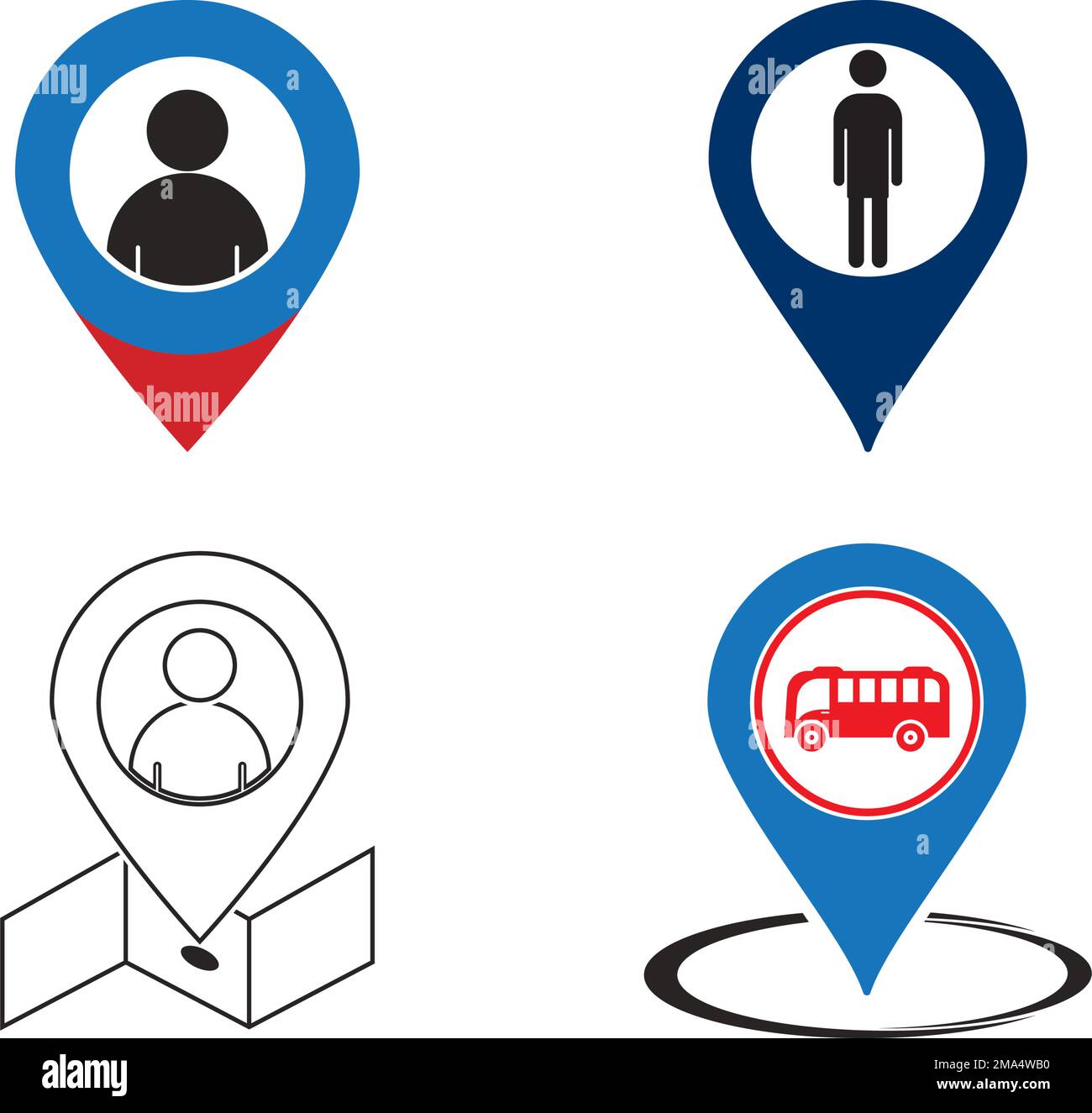 placement icon or gathering point, vector illustration logo template ...