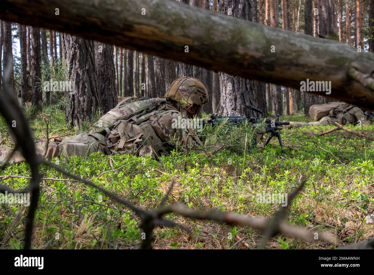 A U.S. Army Soldier assigned to 1st Battalion, 8th Infantry Regiment ...