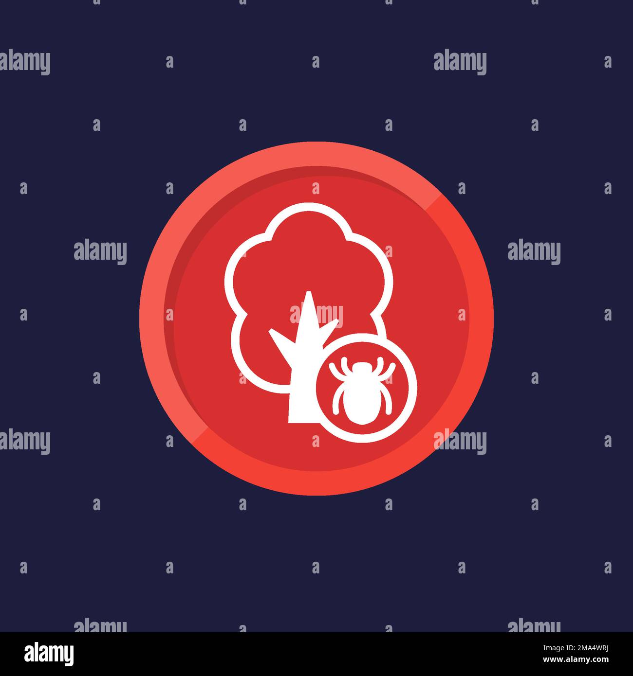 tree beetle icon, vector sign Stock Vector Image & Art - Alamy