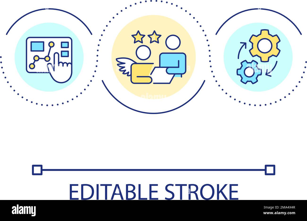 Angel investment concept icon Stock Vector Images - Alamy