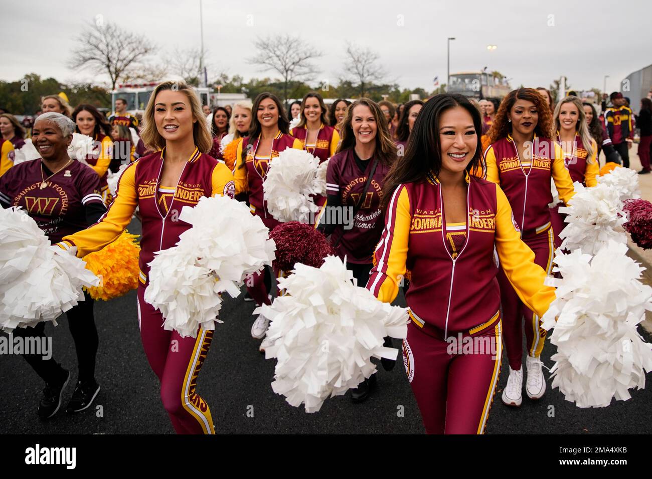 Washington Commanders Command Force and former cheerleaders perform ...