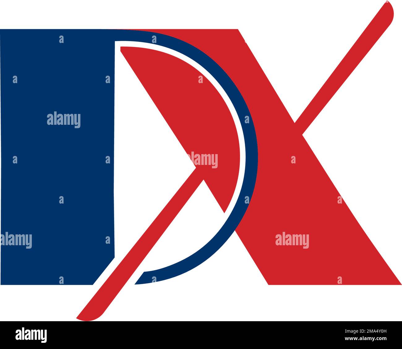 DX letter logo. vector illustration template design Stock Vector Image ...