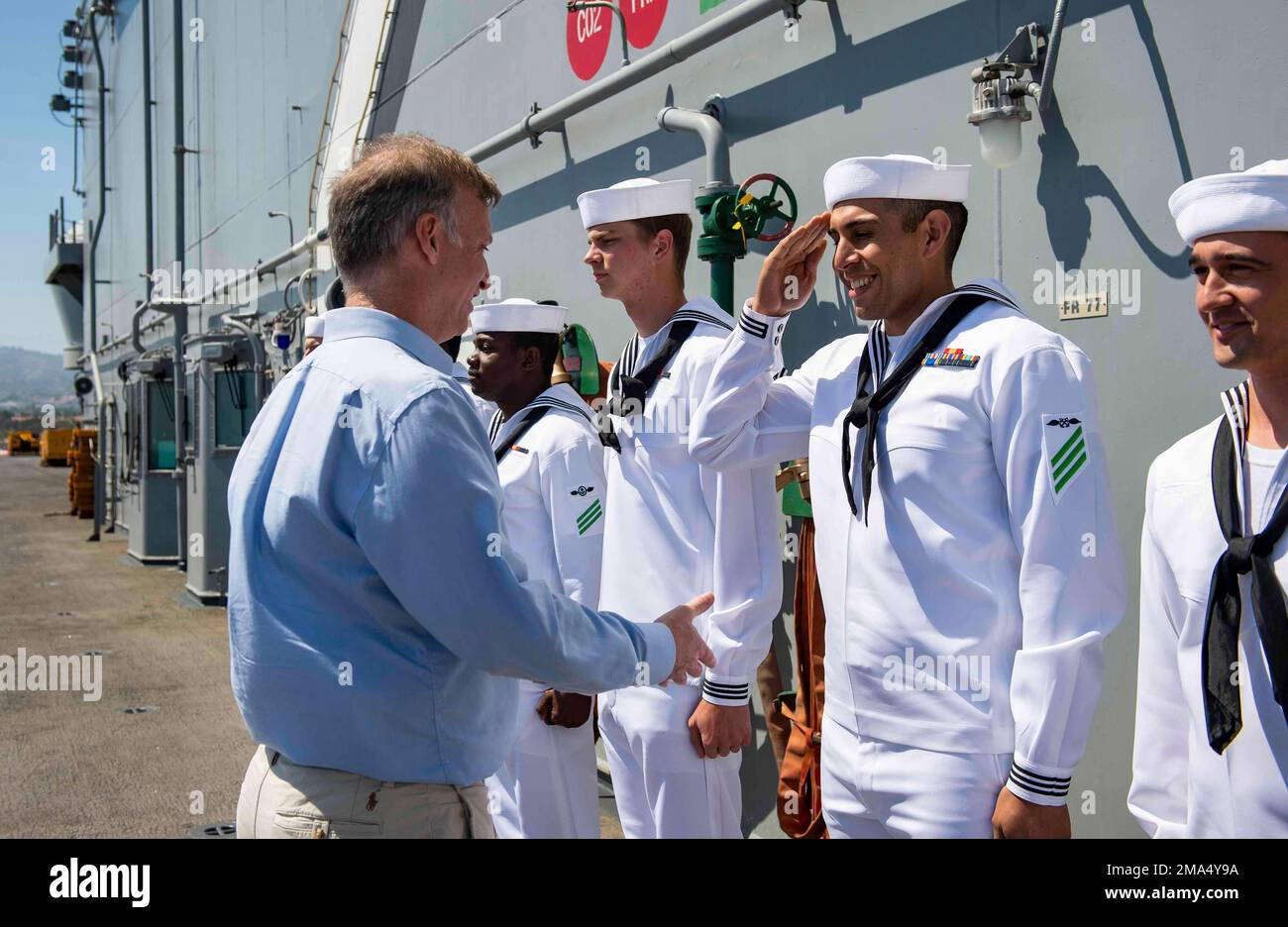 LOS ANGELES (May 24, 2022) Under Secretary of the Navy Erik K. Raven ...