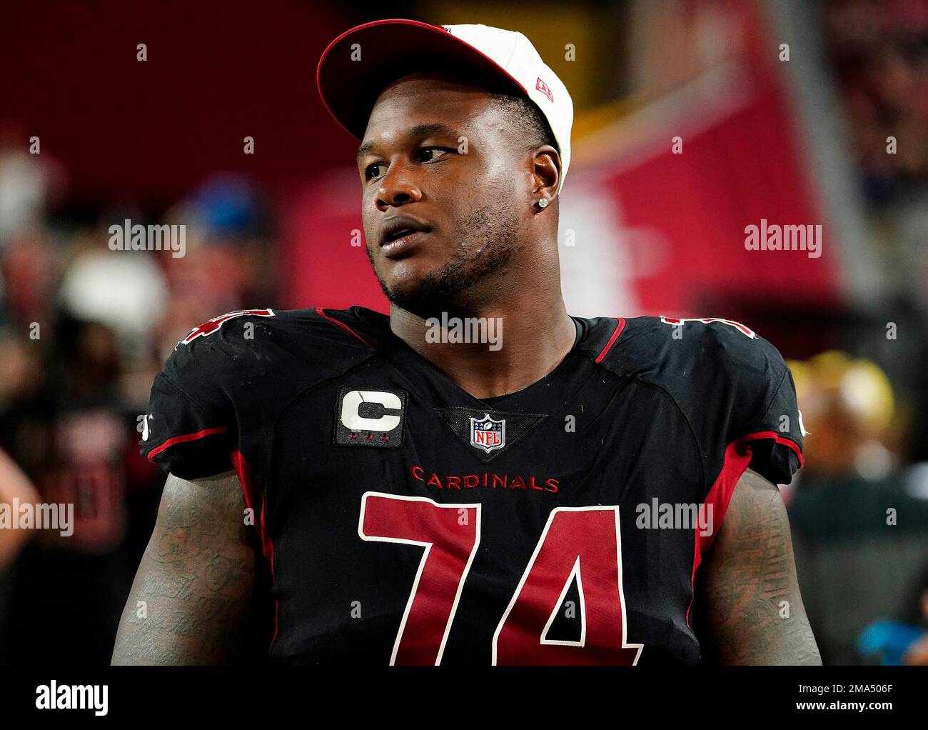 Arizona Cardinals' D.J. Humphries (74) during the second half of an NFL ...