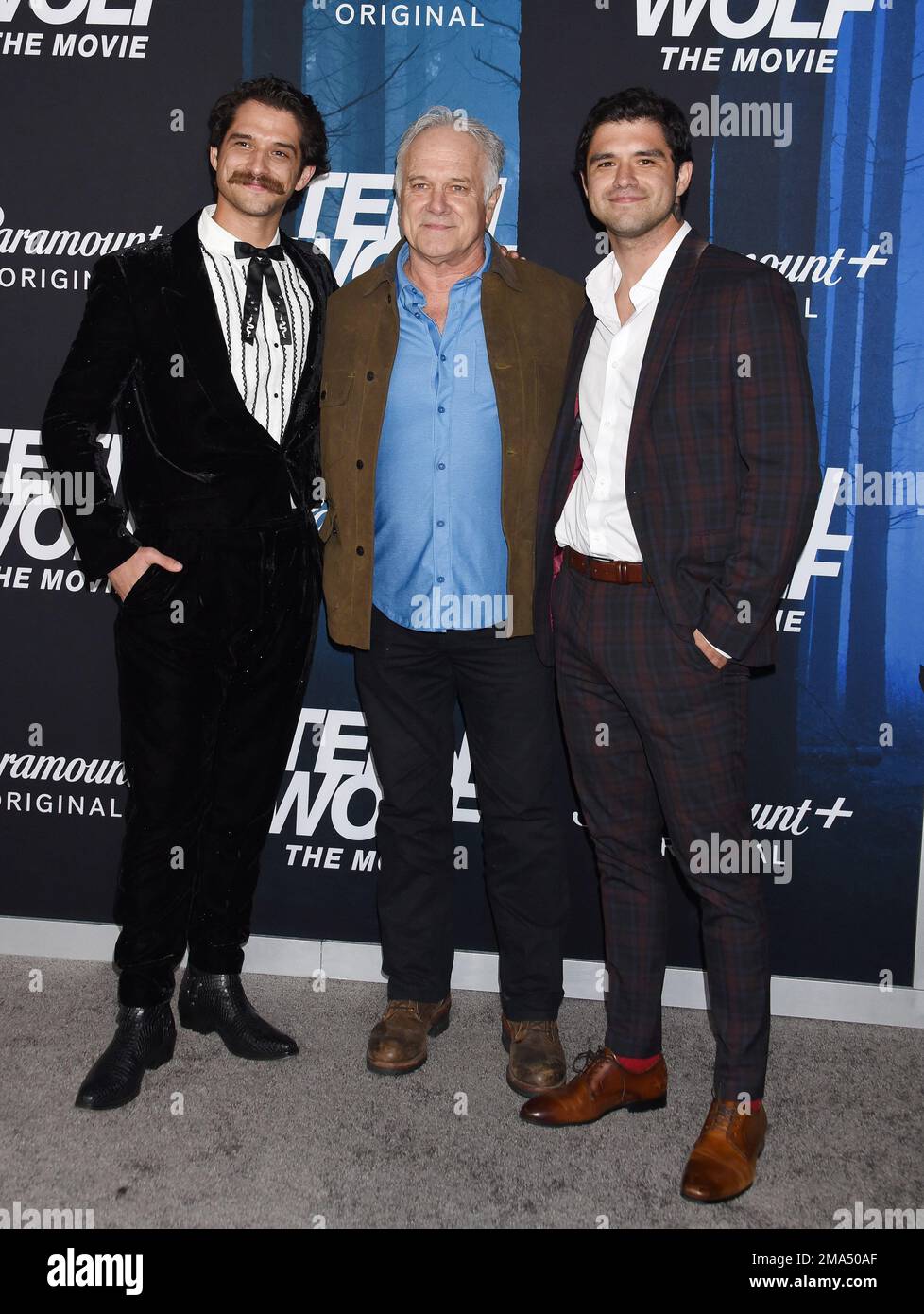 Hollywood, USA. 18th Jan, 2023. Tyler Posey, John Posey and Jesse Posey ...