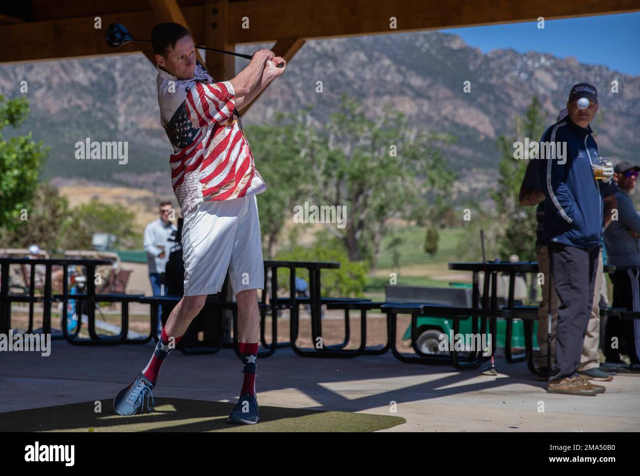An Ivy Soldier takes a swing during the longest drive portion of Ivy ...