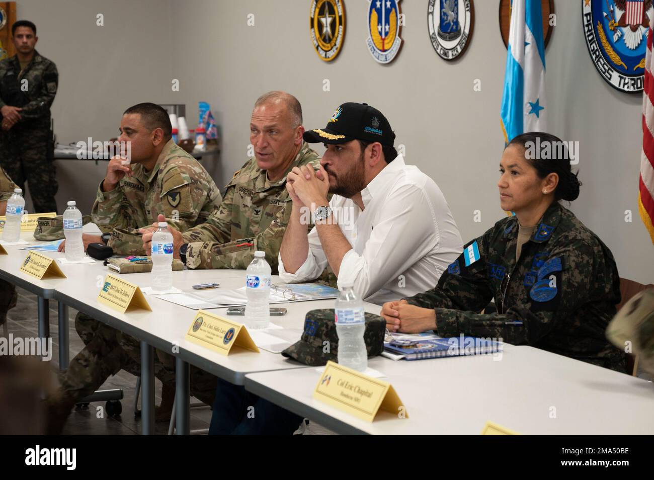 U.S. Army Col Carl Hennemann (far left), Army Support Activity ...