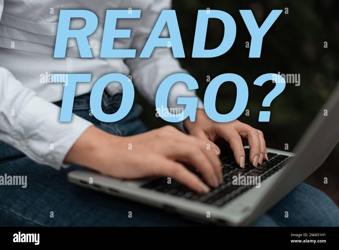 Text caption presenting Ready To Go. Business overview Are you prepared ...