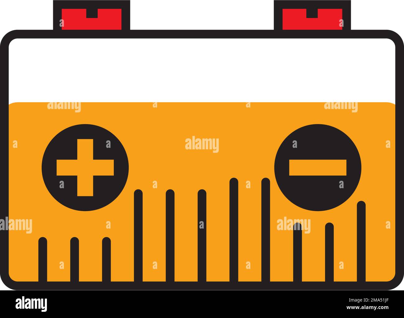 Battery with recycling logo Stock Vector Images - Alamy