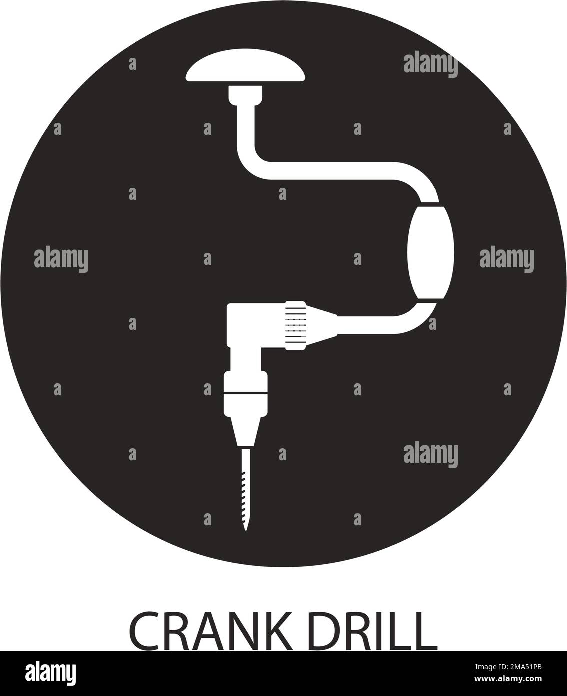 Hand crank drill Stock Vector Images - Alamy