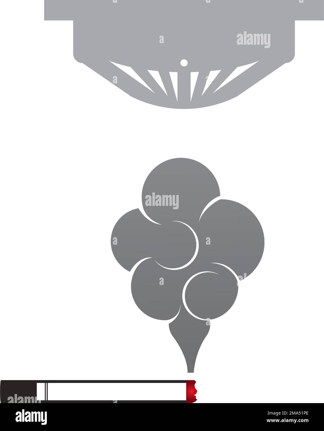 smoke sensor icon vector illustration symbol design Stock Vector Image ...