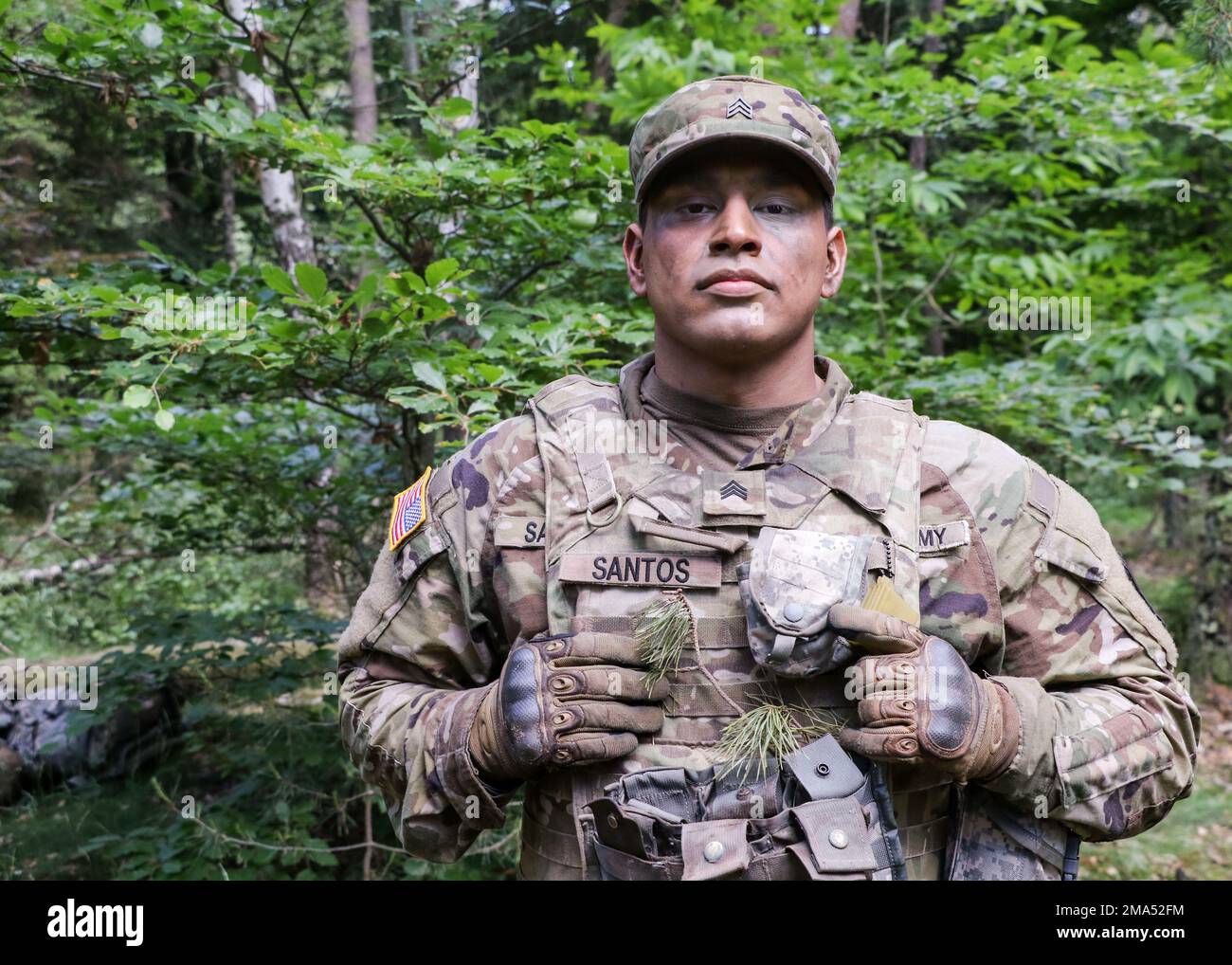 Sgt. Dean Santos, an environmental health technician at Landstuhl ...
