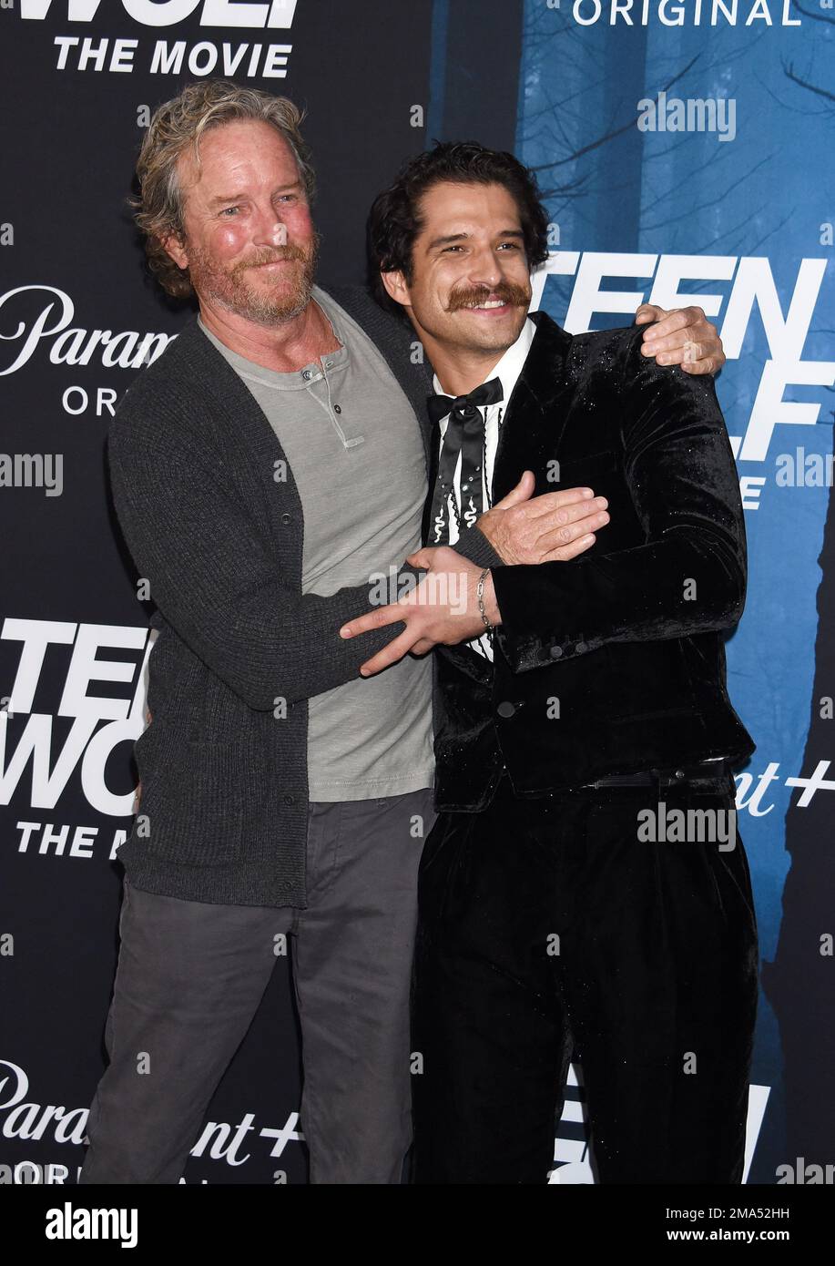 Linden Ashby and Tyler Posey arriving to Paramount+'s "Teen Wolf: The ...