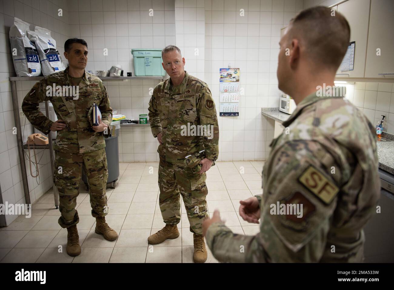 Master Sgt. Bruce Weir (right), 39th Security Forces Military Working ...