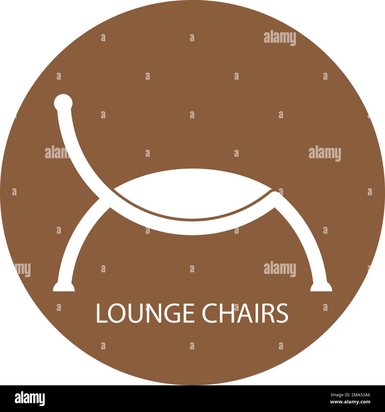 Chair sit home symbol logo hi-res stock photography and images - Alamy