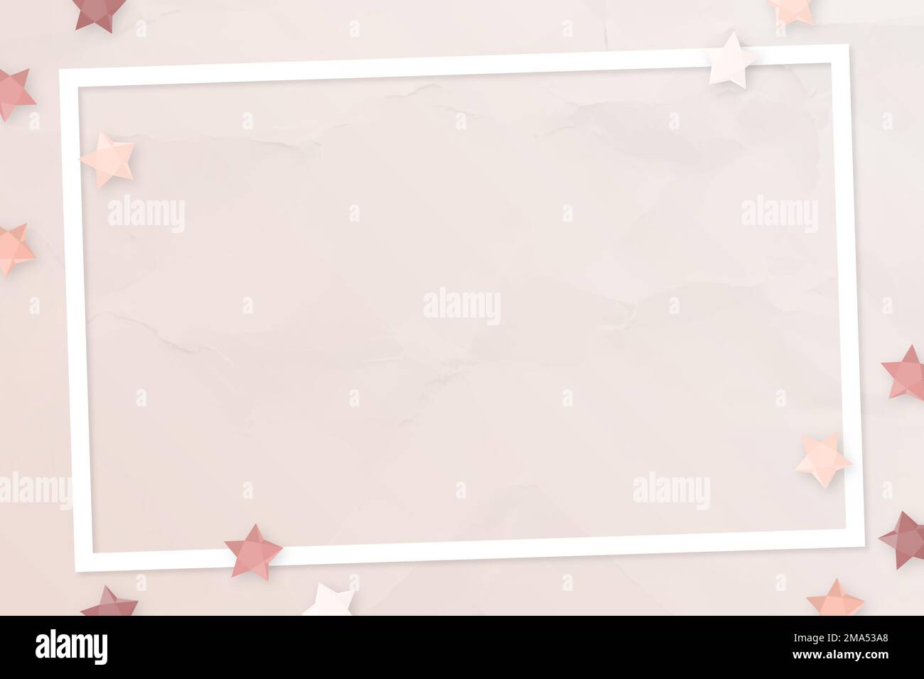 Pink stars frame design vector Stock Vector Image & Art - Alamy