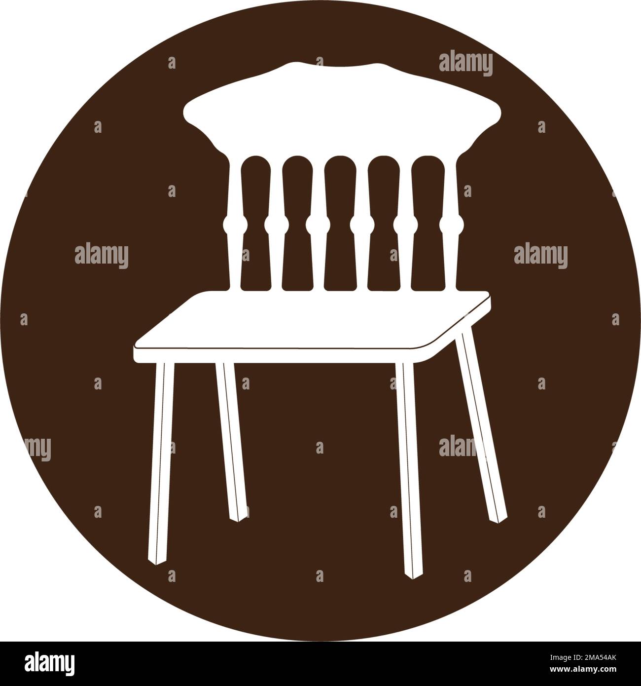 Lounge chairs icon vector illustration symbol logo template Stock ...