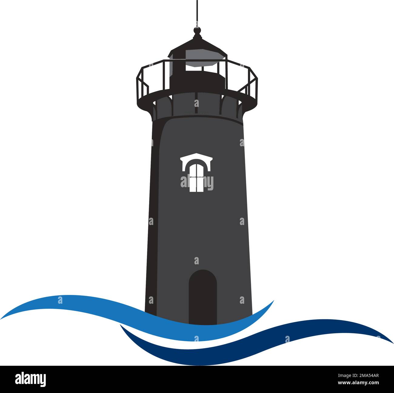lighthouse icon vector illustration logo template Stock Vector Image ...