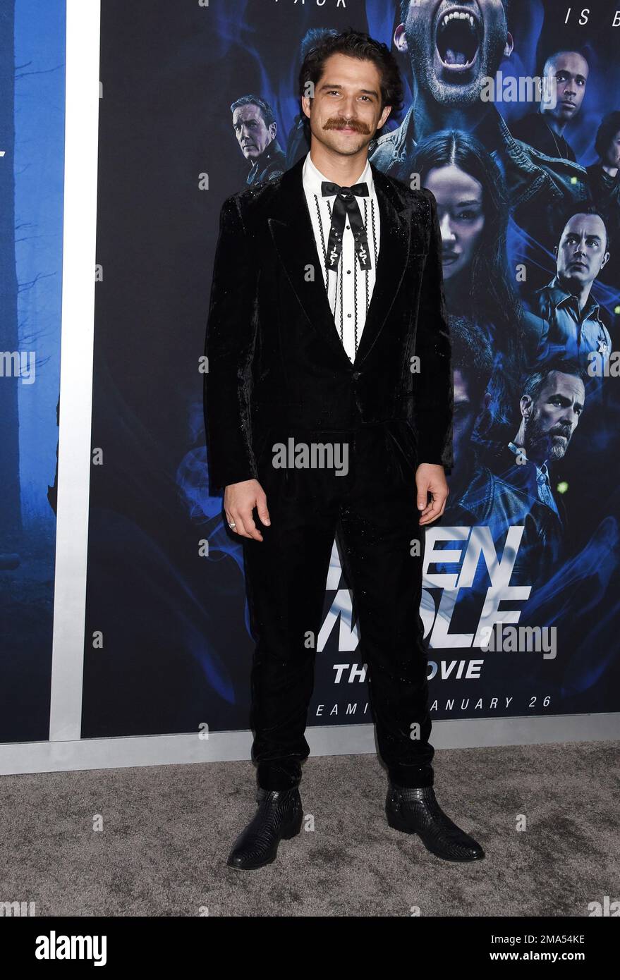 Tyler Posey arriving to Paramount+'s "Teen Wolf: The Movie" Los Angeles ...