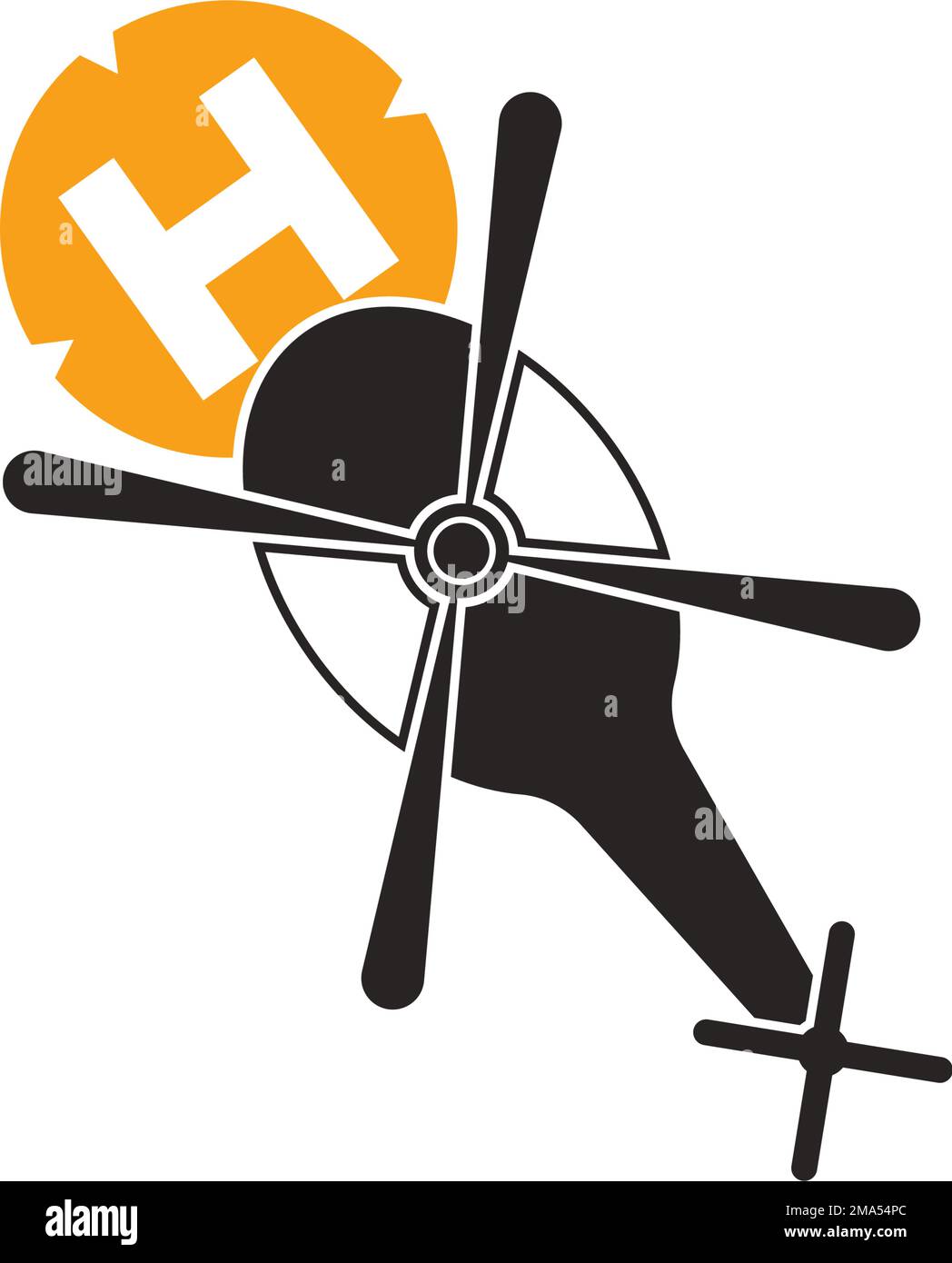 Helipad Icon, Helicopter Landing Pad, Area, Platform, H Letter, Vector ...