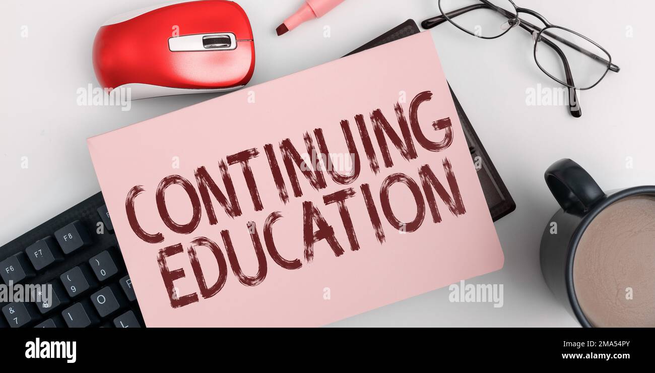 Conceptual display Continuing Education. Business overview Continued ...