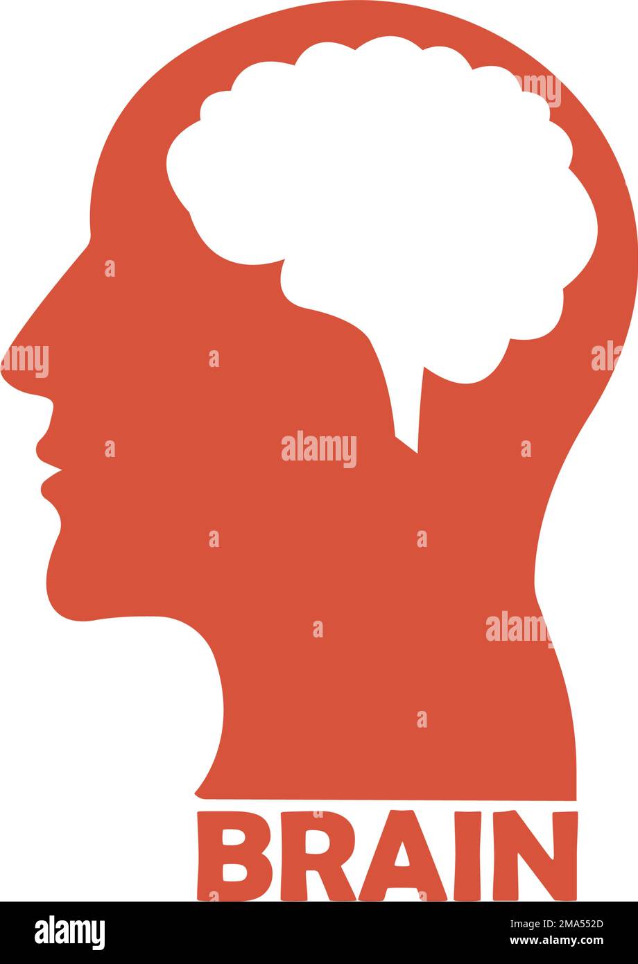 Human brain icon vector illustration logo design Stock Vector Image ...