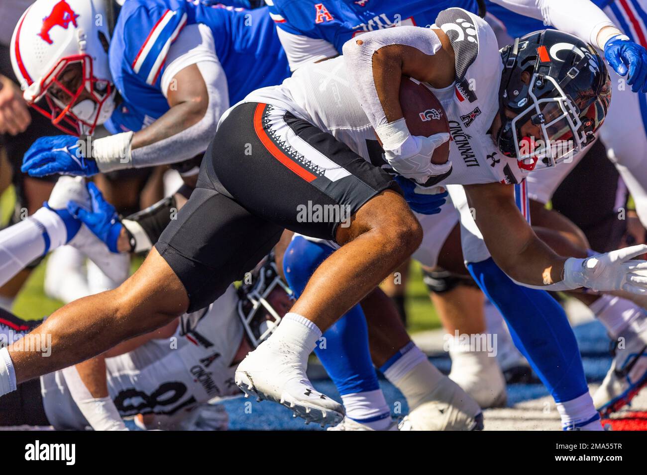 Cincinnati running back Ryan Montgomery (22) scores a touchdown during ...