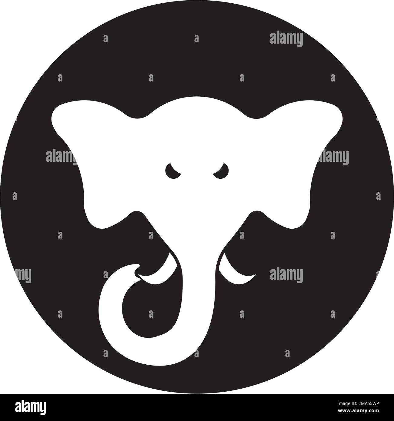 elephant vector icon illustration logo design Stock Vector Image & Art ...