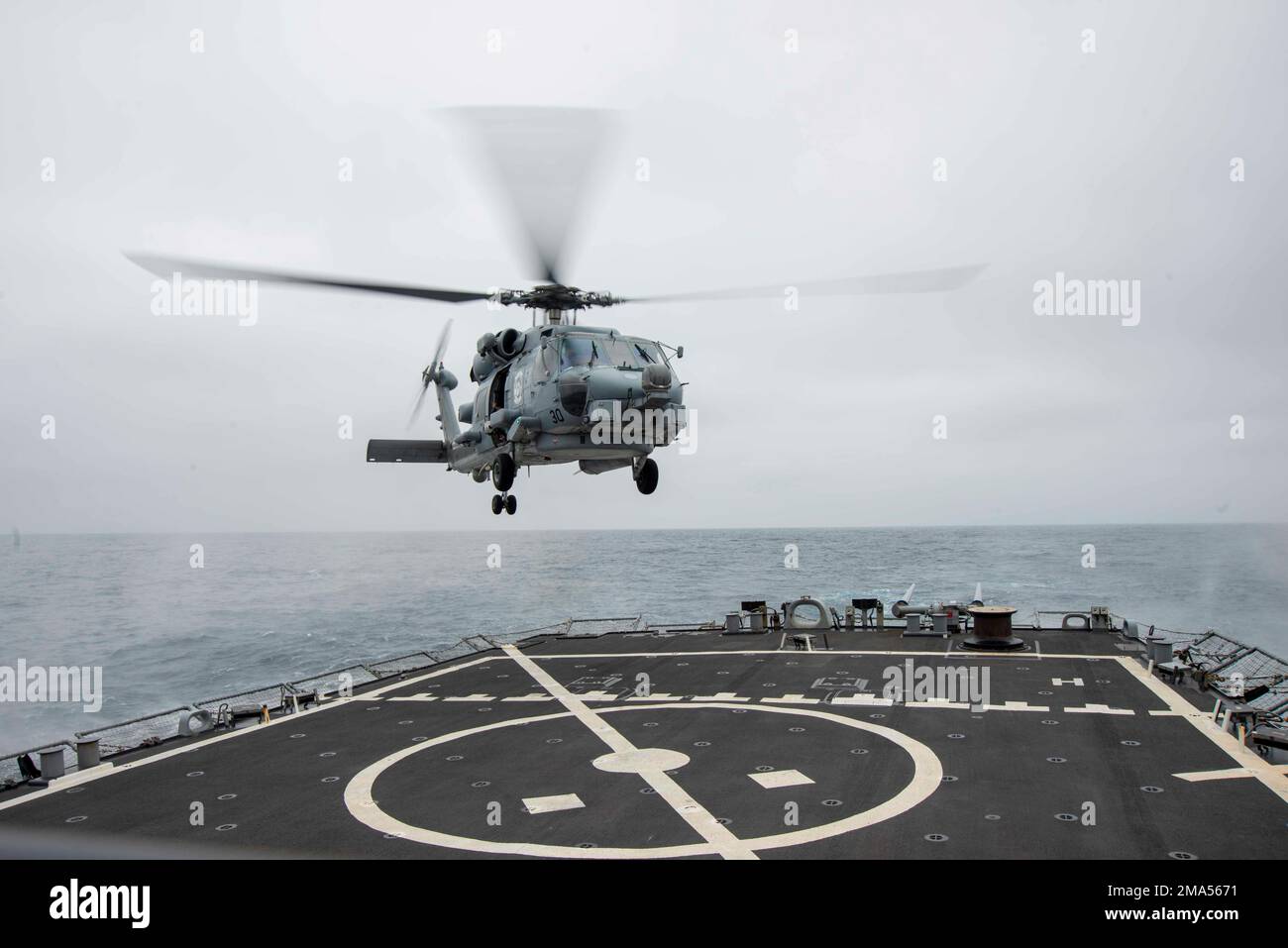 220524-N-ZQ263-1030 PACIFIC OCEAN (May 24, 2022) An MH-60R Sea Hawk ...