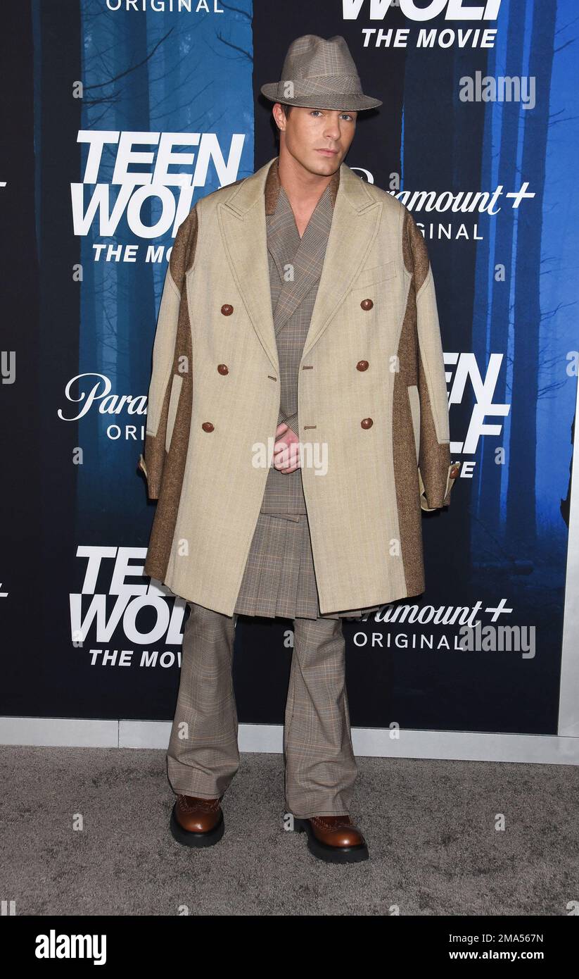 Hollywood, USA. 18th Jan, 2023. Colton Haynes arriving to Paramount 's ...