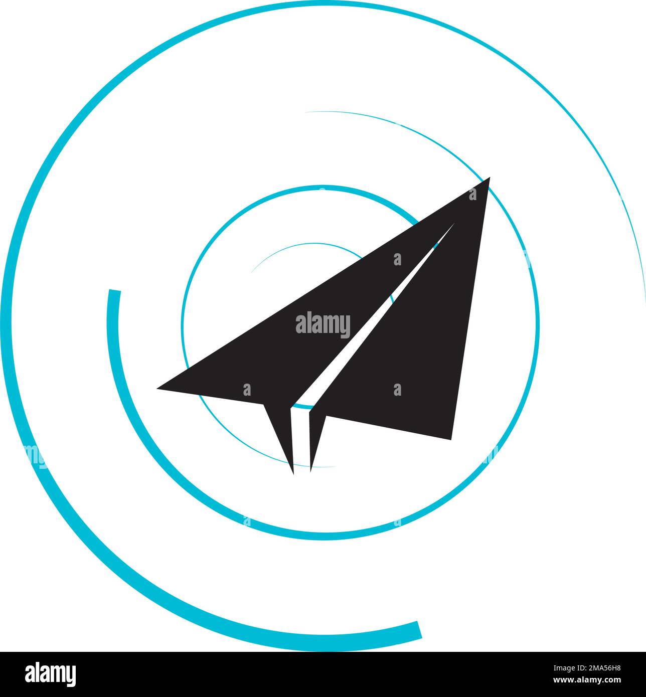 Paper plane concept Stock Vector Images - Alamy