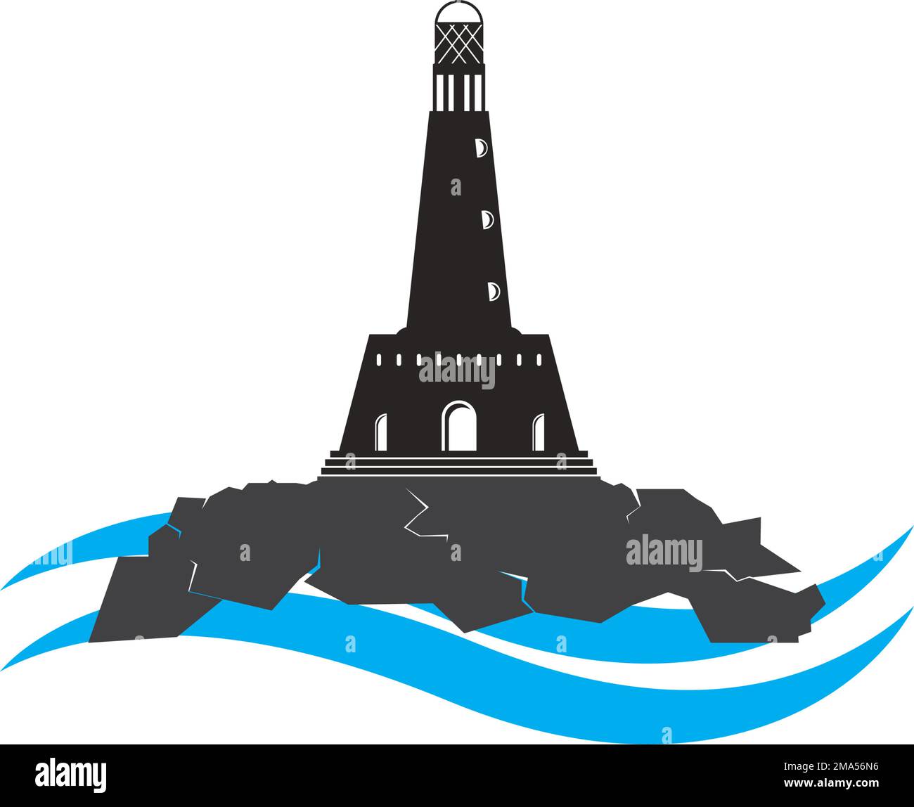 lighthouse icon vector illustration logo template Stock Vector Image ...