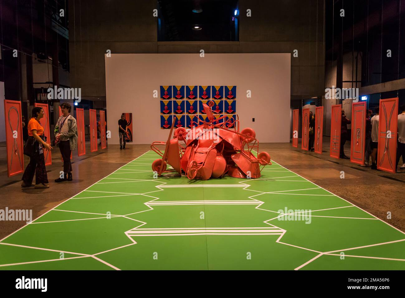 Installation during Liveworks, the Festival of Experimental Art in the ...