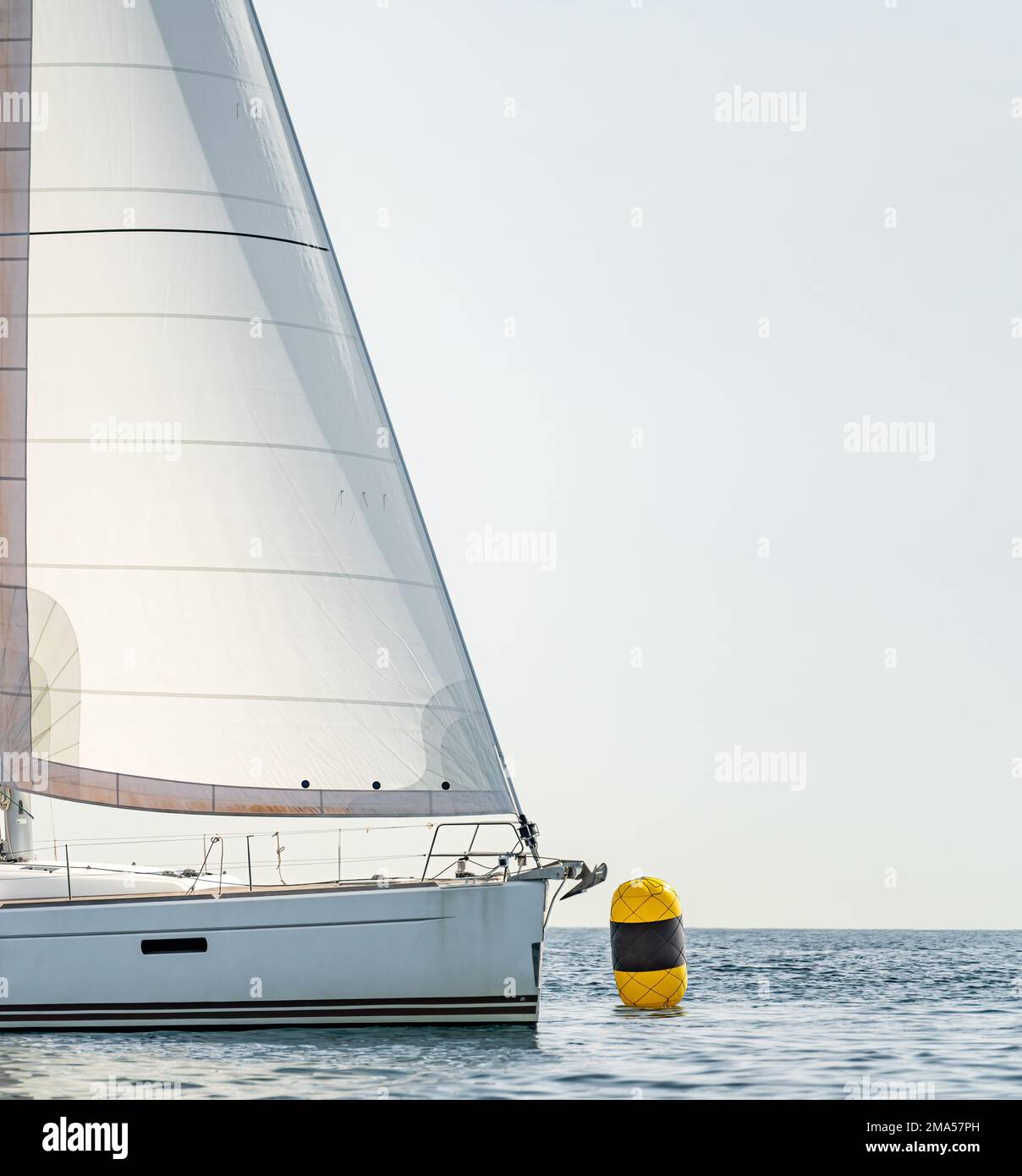 Sailing boat race buoy hi-res stock photography and images - Alamy