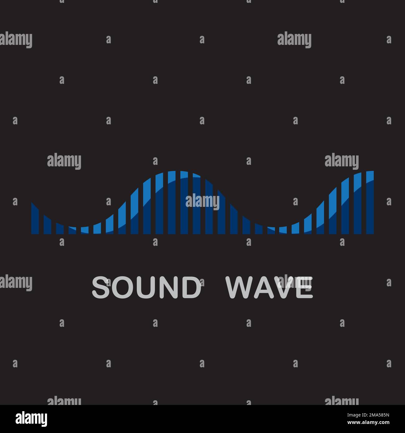 sound wave logo background, vector illustration template design Stock ...