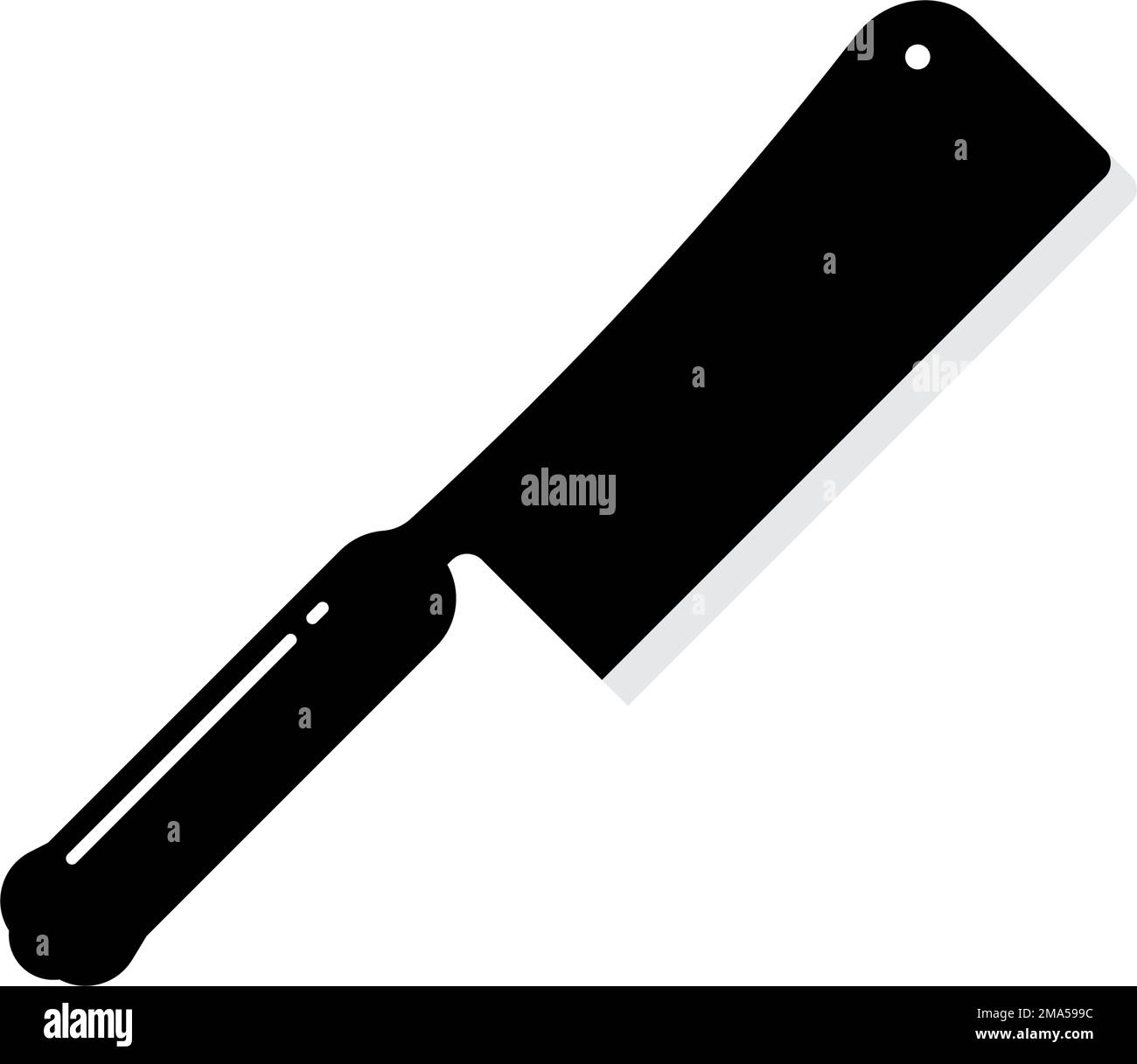 Butcher knife Stock Vector Images - Alamy