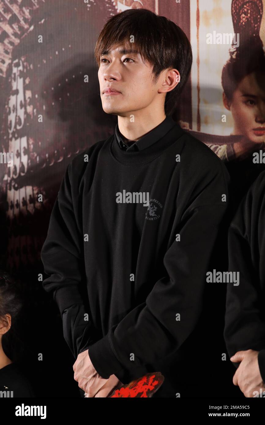 Chinese actor, dancer and singer Jackson Yee attended a film premiere ...