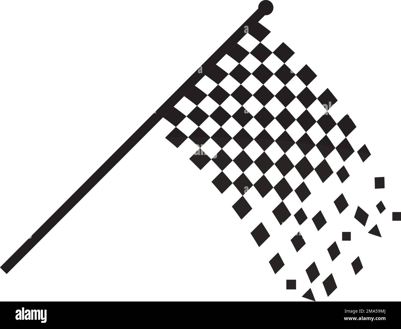 Flag race vector icon illustration symbol design Stock Vector Image ...