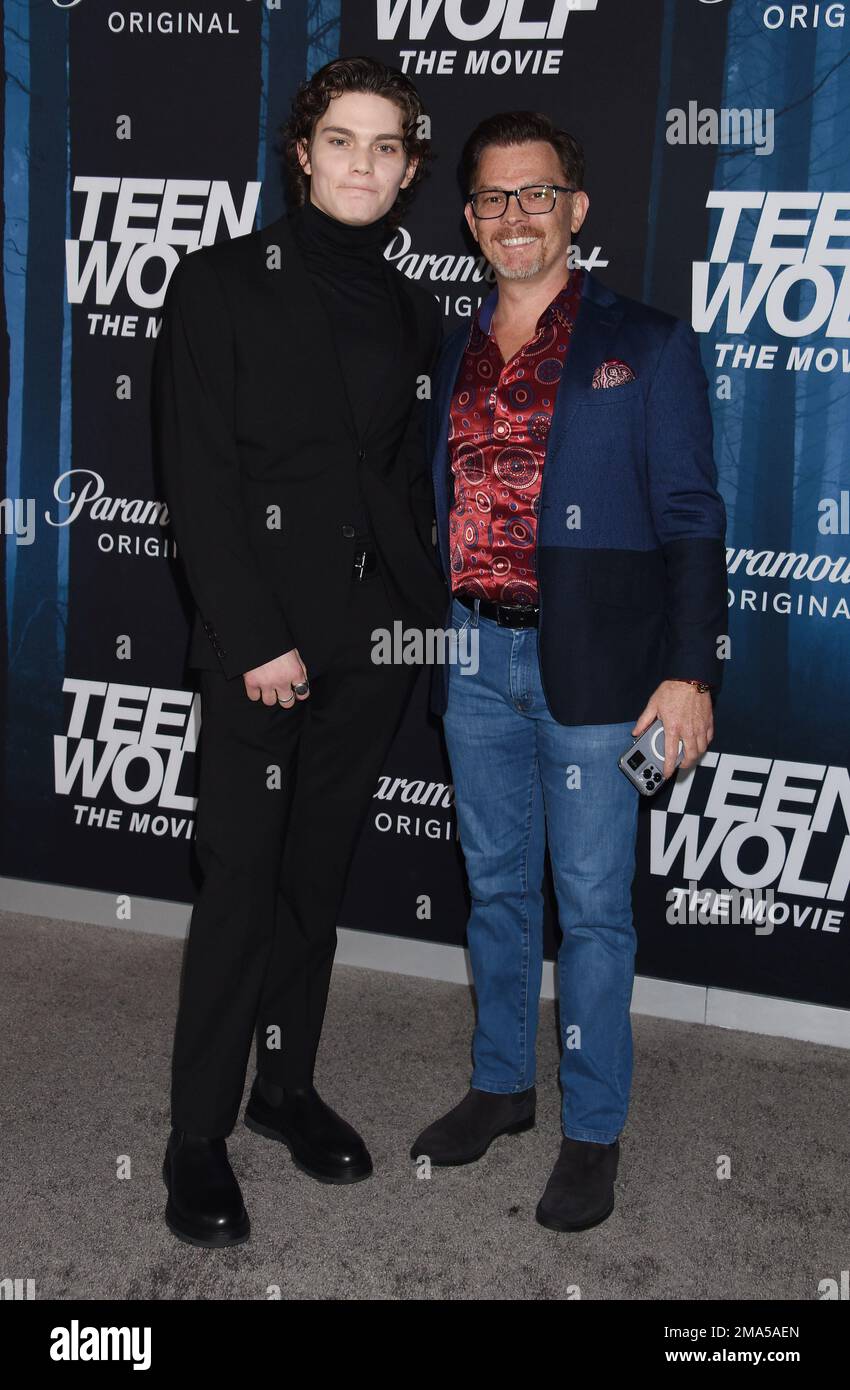 Hollywood, USA. 18th Jan, 2023. Vince Mattis and father arriving to ...