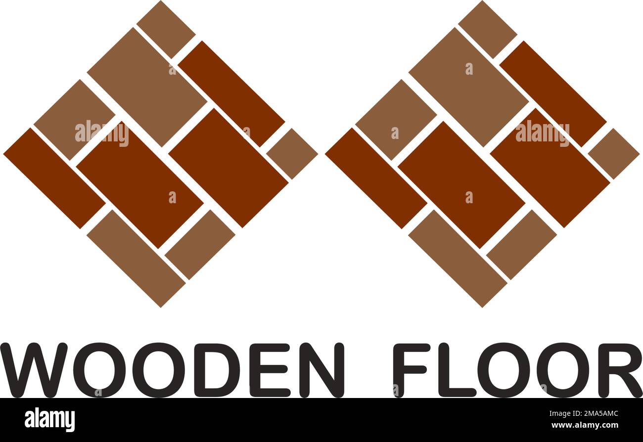 natural wood floor icon vector illustration logo design Stock Vector ...