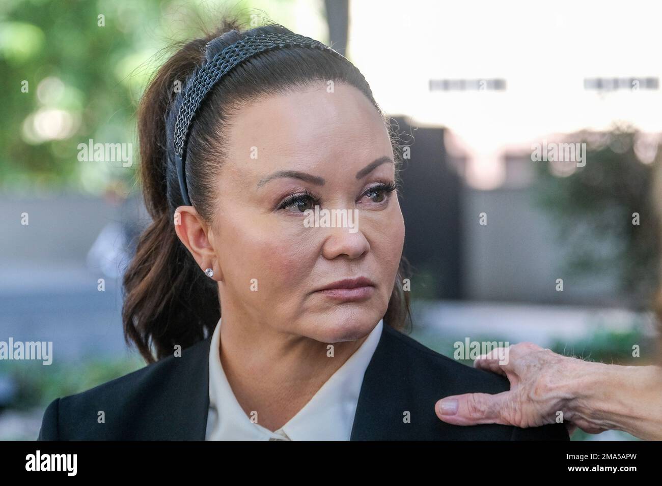 Alana Gee, the widow of a former University of Southern California ...