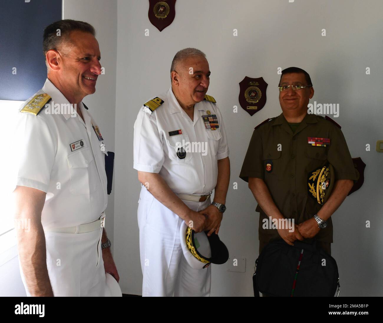 TUNIS, Tunisia (May 24, 2022) Adm. Robert P. Burke, commander, U.S ...