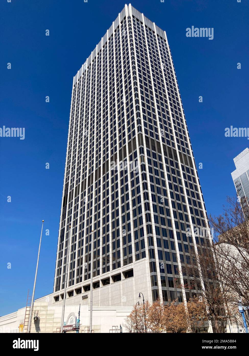 The Two Peachtree Building is shown on Friday, Oct. 21, 2022 in ...