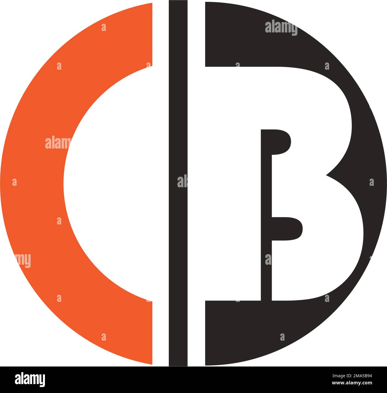 CB letter logo vector illustration template design Stock Vector Image ...